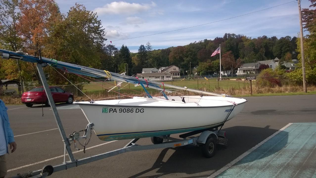 (Sold) '04 Precision 15 w/trailer - $3,950 • Shoreline Sailboats